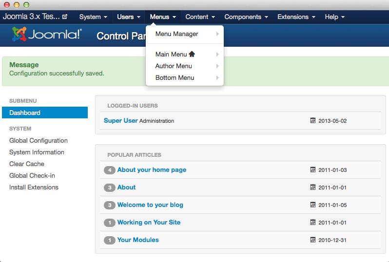 Joomla Administrator